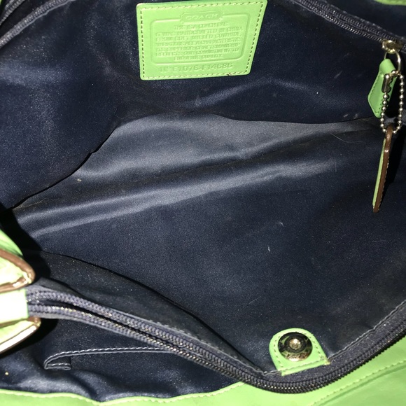 Coach | Bags | Authentic Green Coach Handbag | Poshmark